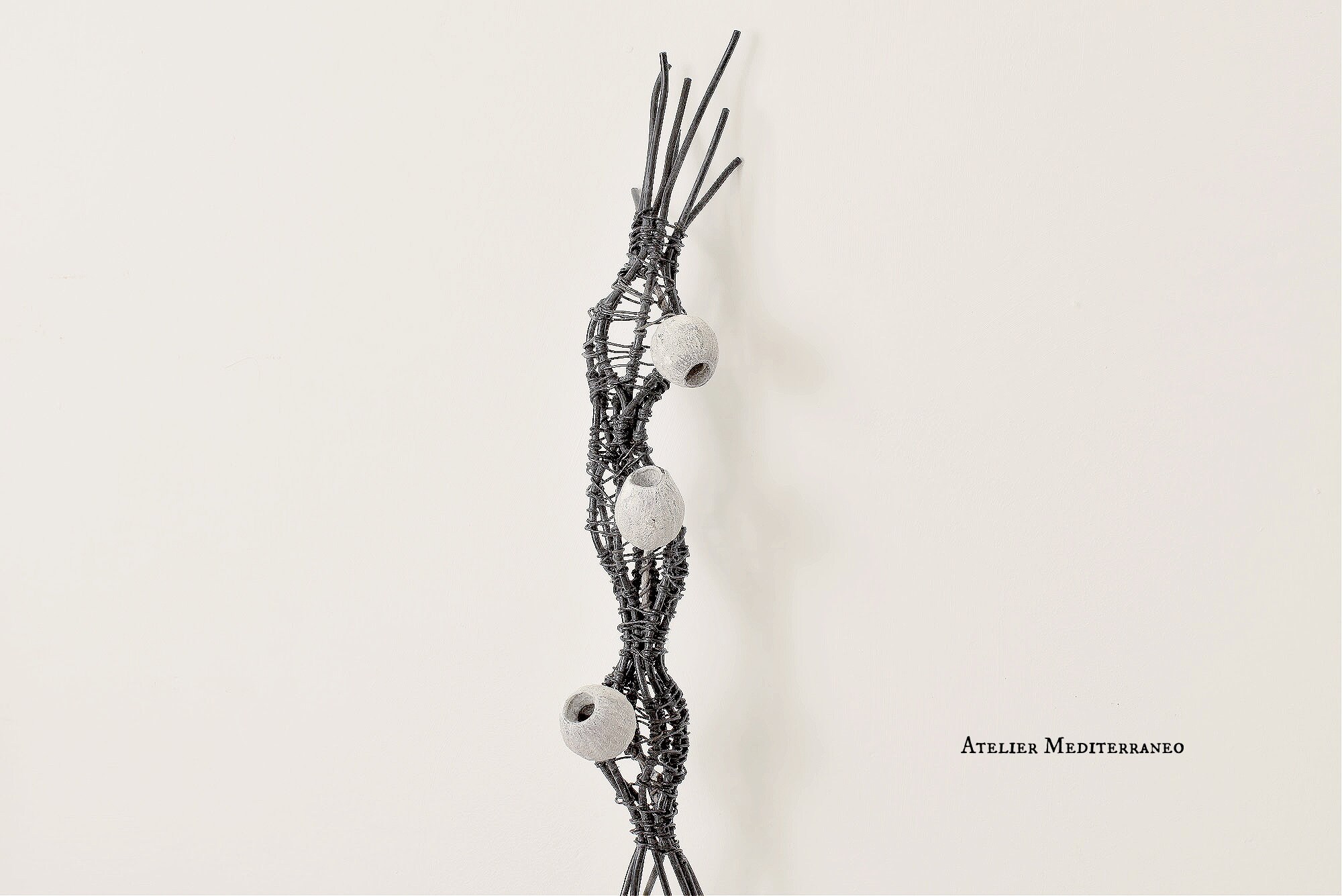 Pod Wire Sculpture With Dried White Eucalyptus Fruits. - Etsy