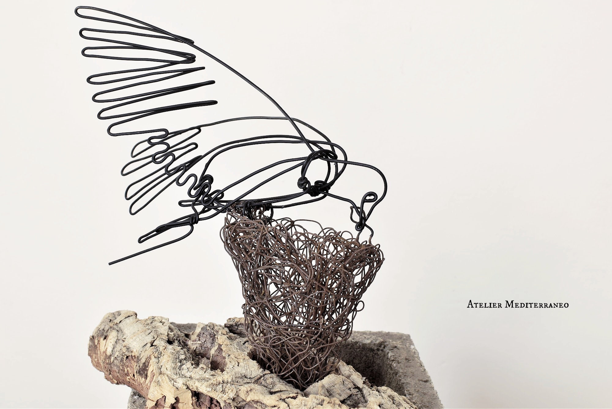 Swallow Prepares His Nest Iron Sculpture. - Etsy