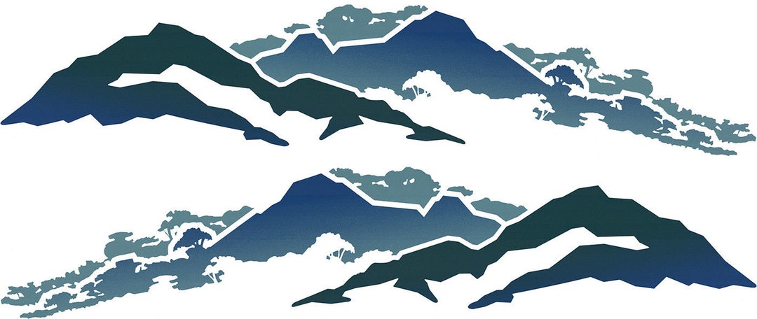 2 Mountain KEYSTONE COUGAR Rv GRAPHICS Decals -71 - Etsy