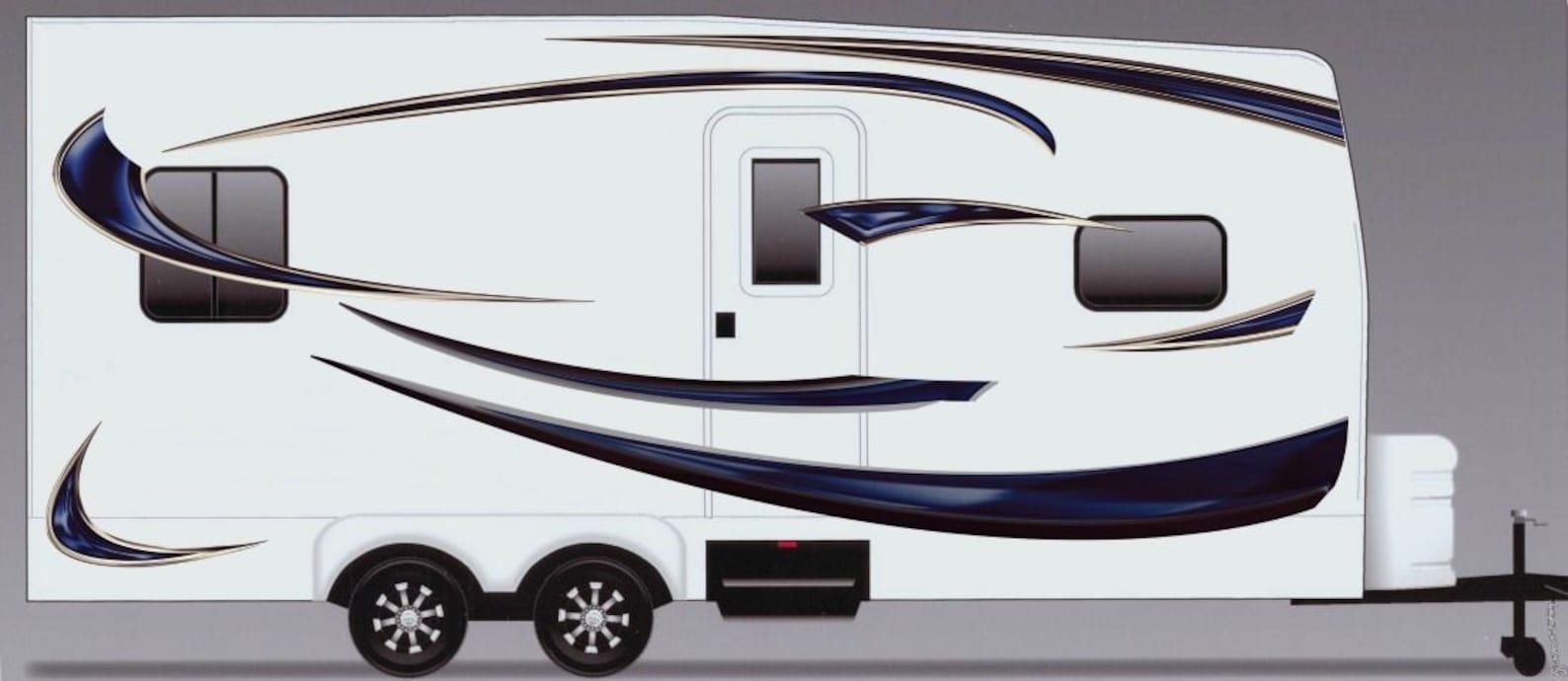 RV Trailer Camper Motorhome Large Vinyl Decals/graphics - Etsy