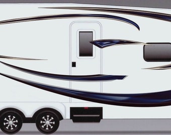 RV Trailer Camper Motorhome Large Vinyl Decals/graphics | Etsy