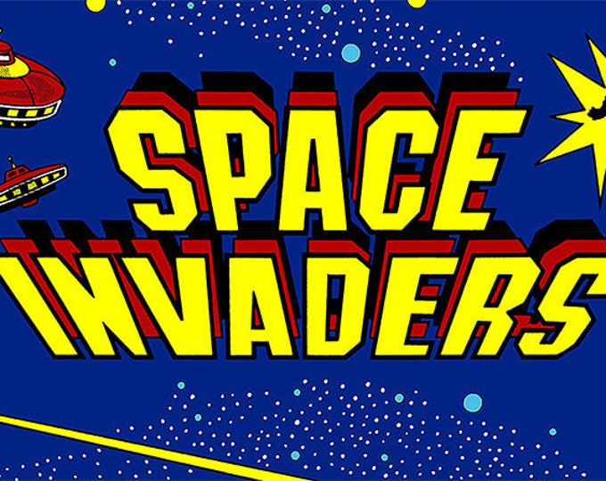 Space Invaders Marquee for Header/backlit Sign - Etsy