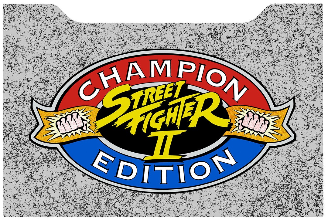 Street Fighter Arcade 1up Cabinet Riser Graphic Decal Sticker - Etsy