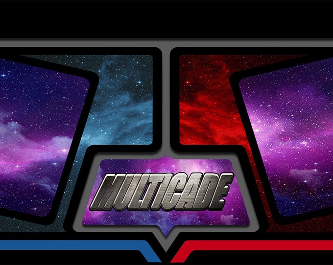 1 Custom Arcade Control Panel Overlay - Etsy