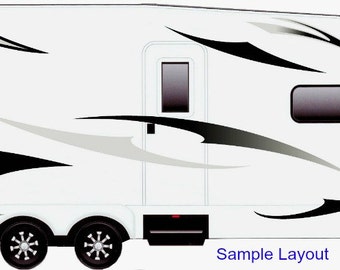 RV Trailer Camper Motorhome Large Vinyl Decals/graphics | Etsy