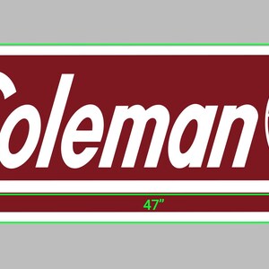 1 Rv Trailer Camper Coleman Logo Graphic Decal -902-5 - Etsy