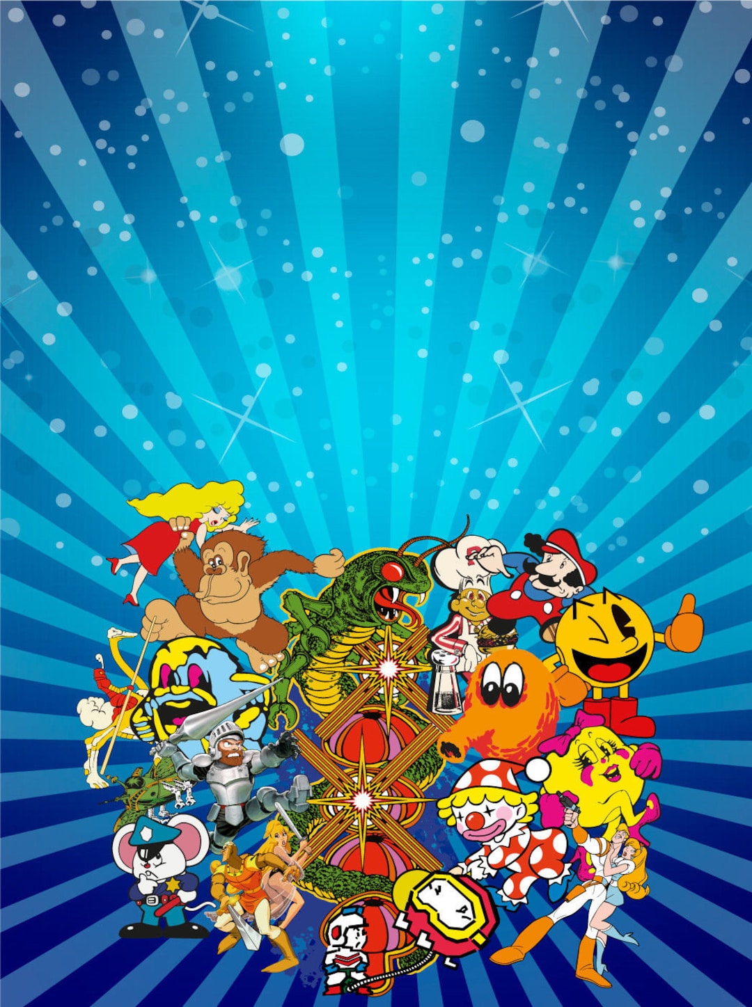 Mame Multicade Classics Arcade Cabinet Kick-plate Graphics Decals ...