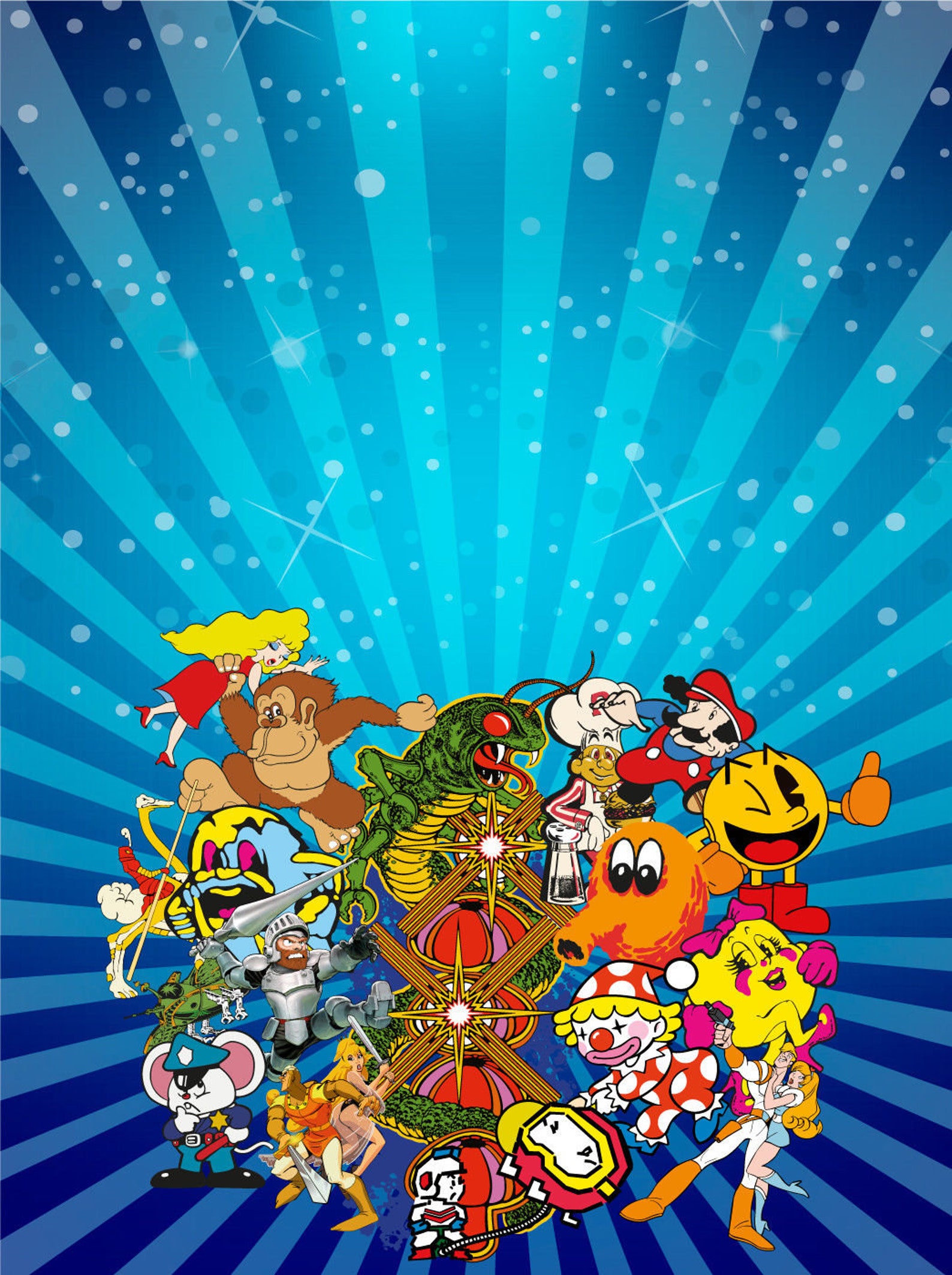 Mame Multicade Classics Arcade Cabinet Kick-plate Graphics - Etsy