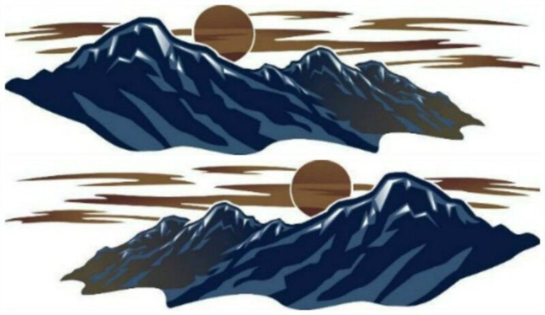 2 RV Trailer Motorcoach Keystone Montana Graphics Decals -944-3 - Etsy