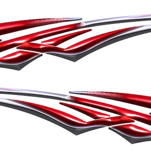2 Car Truck Side Decals Graphics Stripes Vinyl #b1288red - Etsy