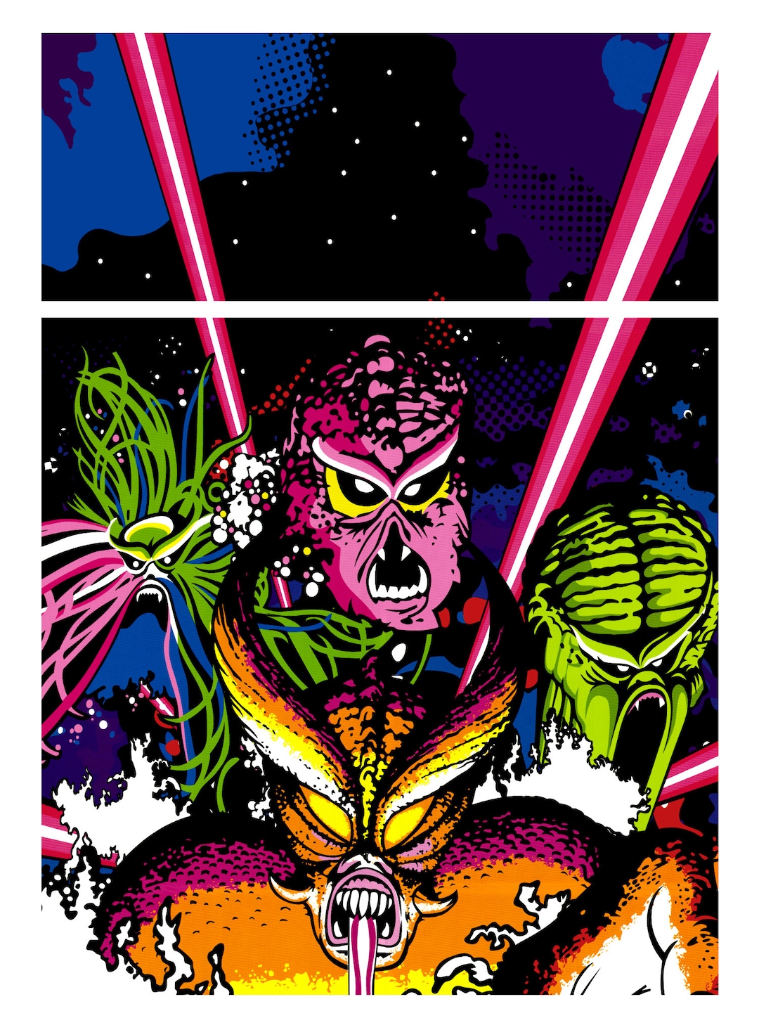 Arcade1up Tempest Arcade Cabinet Kickplate J-panel Graphics Stickers - Etsy