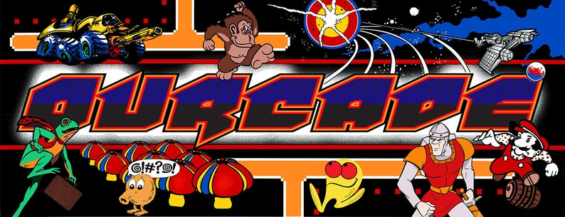 Mame Arcade Multicade Classics Marquee for Reproduction - Etsy