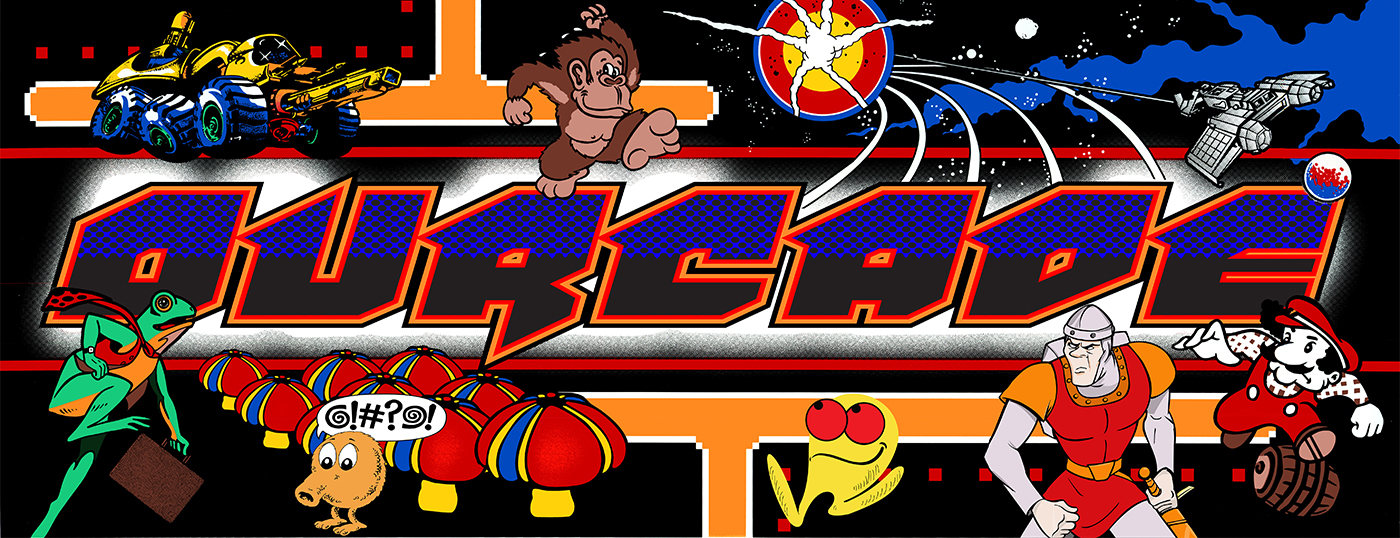 Mame Arcade Multicade Classics Marquee For Reproduction | Etsy