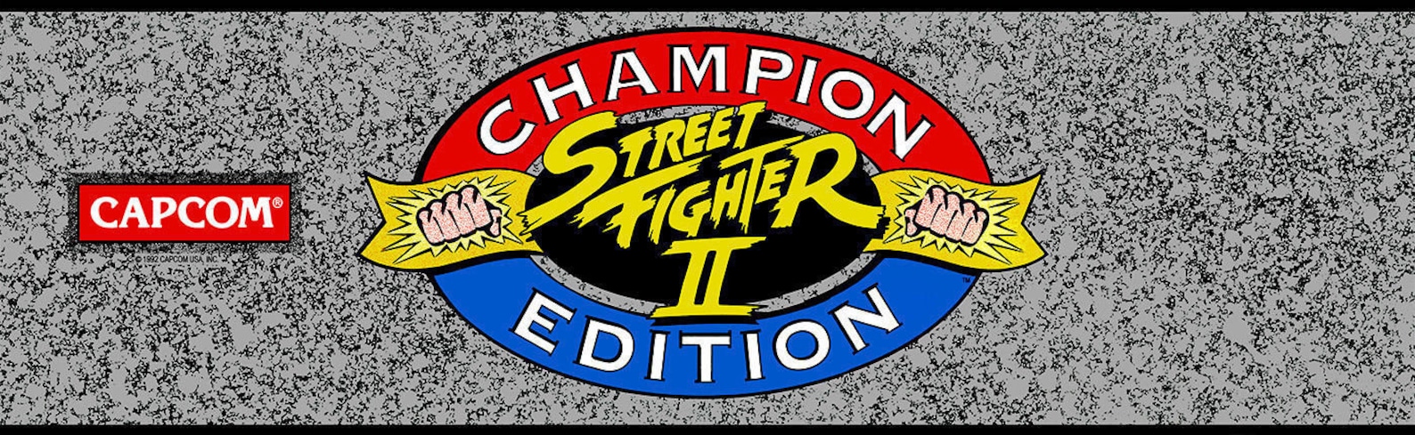 Street Fighter 2 Champion Edition Arcade Cabinet Graphics Marque/ Cpo ...