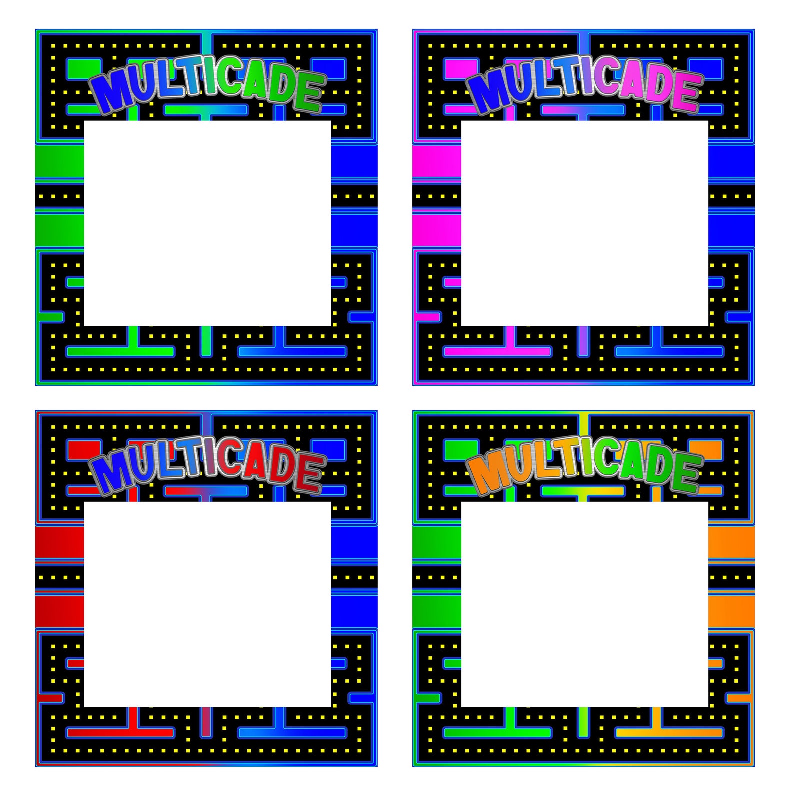 Multicade Arcade Monitor Bezel Sticker Decal - Etsy