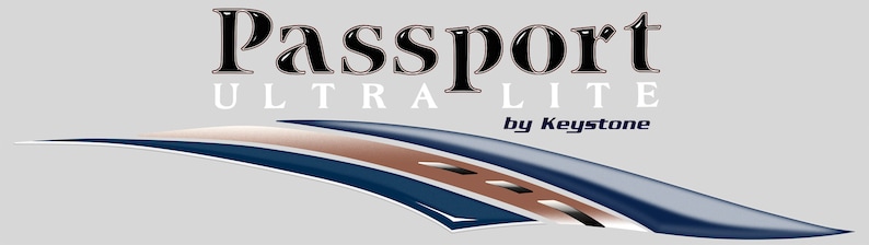 1 RV KEYSTONE PASSPORT Ultra Lite Logo Decal Graphic -77-5 - Etsy