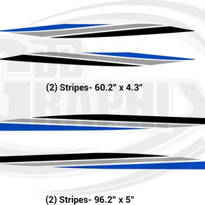 RV, Trailer, Camper, Motorhome Large Vinyl Decals/graphics Kit-k-0010bl ...