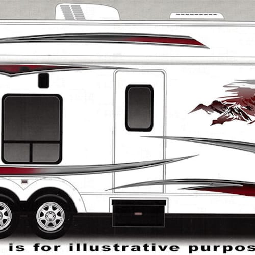 RV Trailer Camper Motorhome Large Vinyl Decals/graphics Kit - Etsy