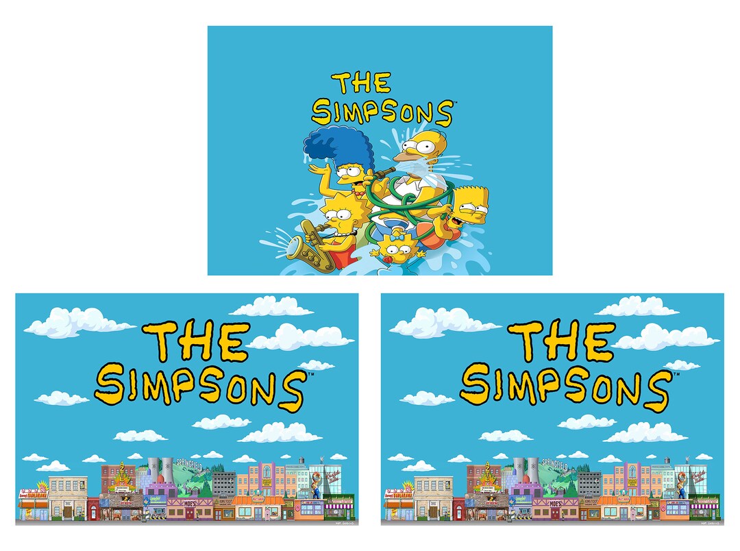 The Simpsons Arcade 1up Cabinet Riser Graphics Decals Stickers - Etsy
