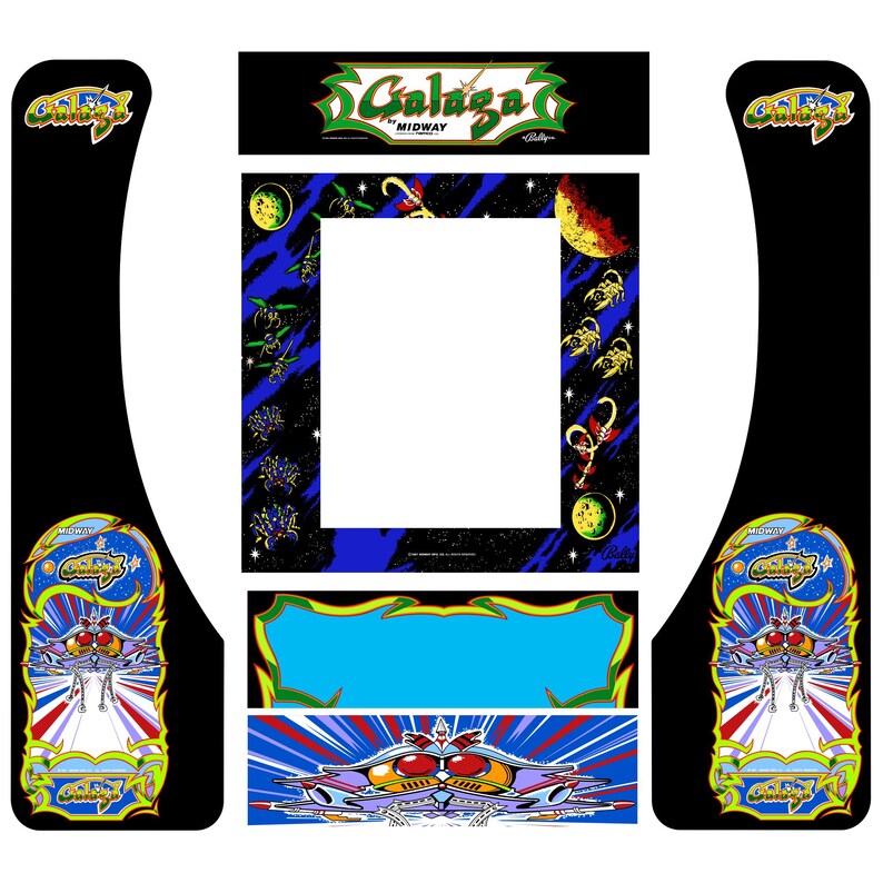Arcade 1up Partycade Decal Graphics Sticker Kit - Etsy