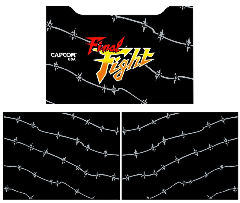 Final Fight Arcade 1up Cabinet Riser Graphics Decals Stickers - Etsy