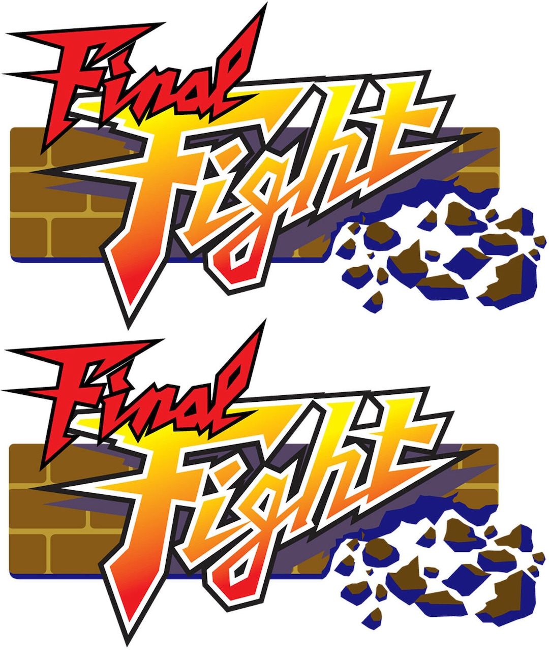 Final Fight Arcade Side Art Cabinet Graphics for Reproduction - Etsy