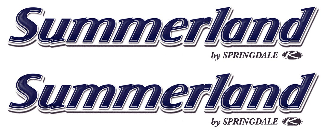2 RV Trailer Keystone Springdale Summerland Graphics Decals -978 - Etsy