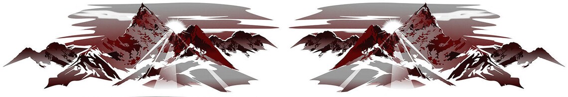 RV, Trailer Hauler, Camper, Motor-home Large Decals/graphics Kit-k-0008 ...