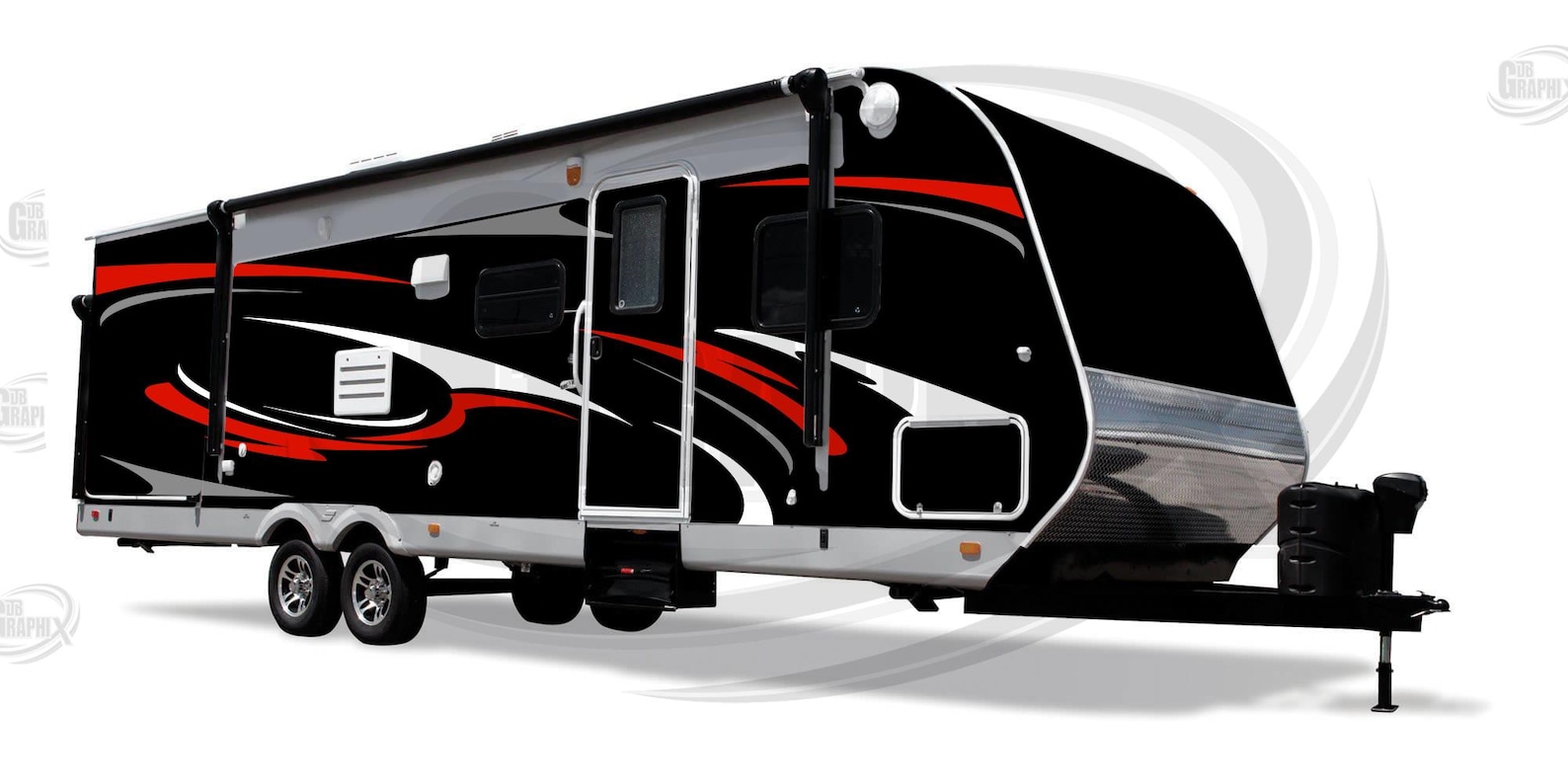 RV, Trailer Hauler, Camper, Motor-home Large Decals/graphics Kits 28-k ...