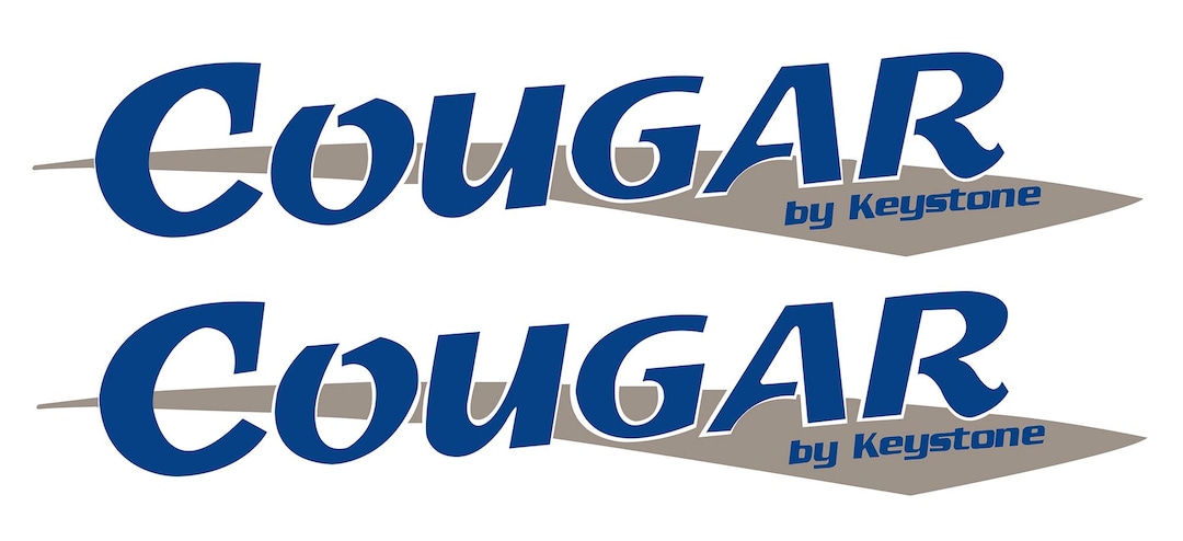 2 RV Trailer Keystone Cougar Logo Decals Graphics-1107 - Etsy