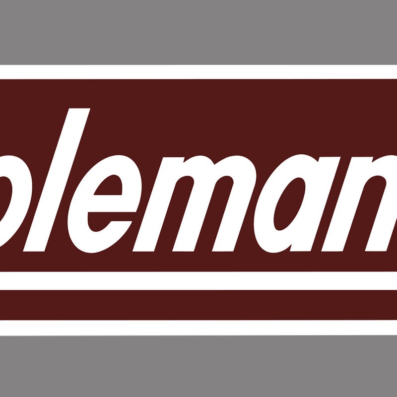 Coleman Logo Sticker - Etsy