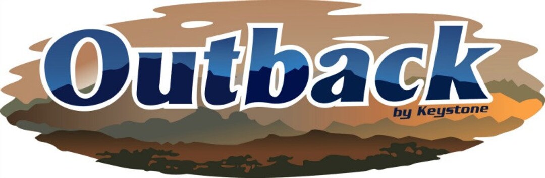 1 RV Trailer Keystone Outback Front Cap Logo Decal Graphic- 1972 - Etsy