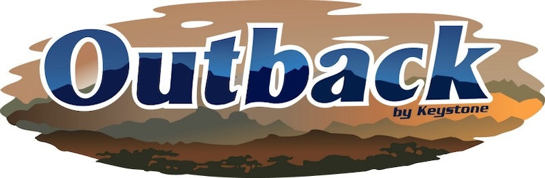 1 RV Trailer Keystone Outback Front Cap Logo Decal Graphic 1972 - Etsy