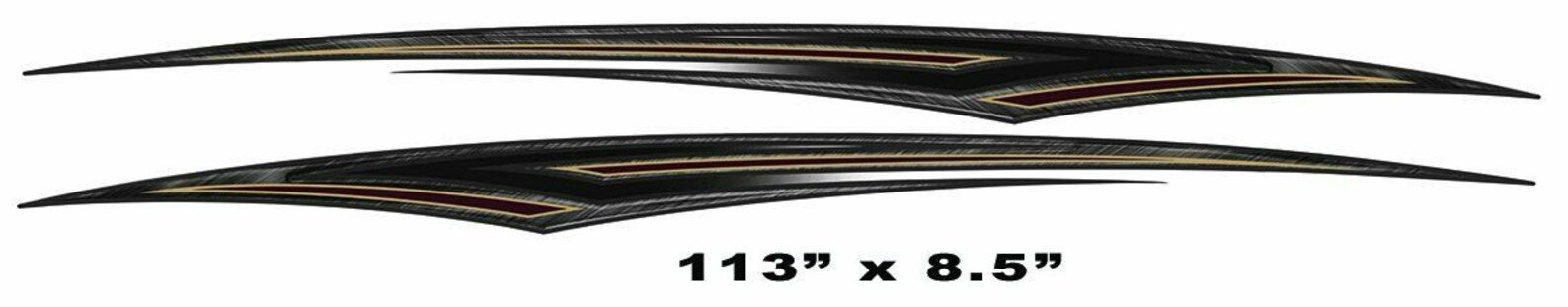 RV, Trailer Hauler, Camper, Motor-home Large Decals/graphics Kit-k-0009 ...