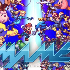 Mame Arcade Classics Marquee for Reproduction Header/backlit Sign - Etsy