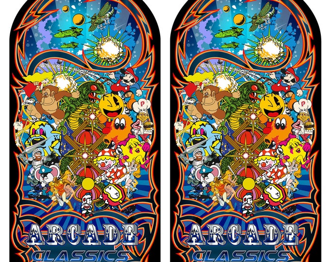 Arcade1up Tempest Arcade Cabinet Riser Kickplate J-panel Graphics ...