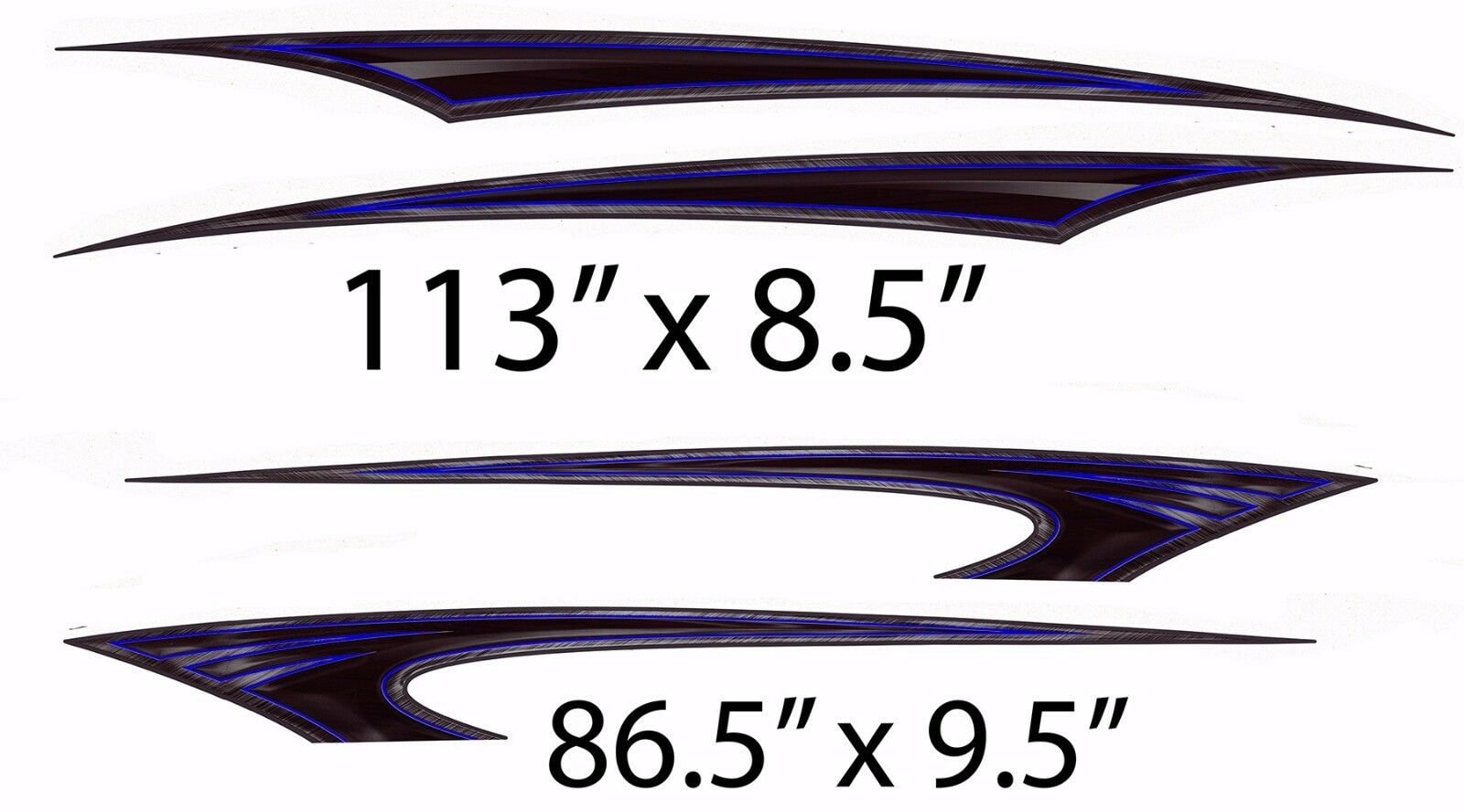 RV Trailer Hauler Camper Motor-home Large Decals/graphics | Etsy