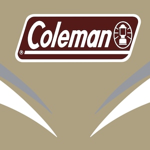 5 Rv Trailer Camper Coleman Logo Stripes Graphics Decals -902-6-2 - Etsy