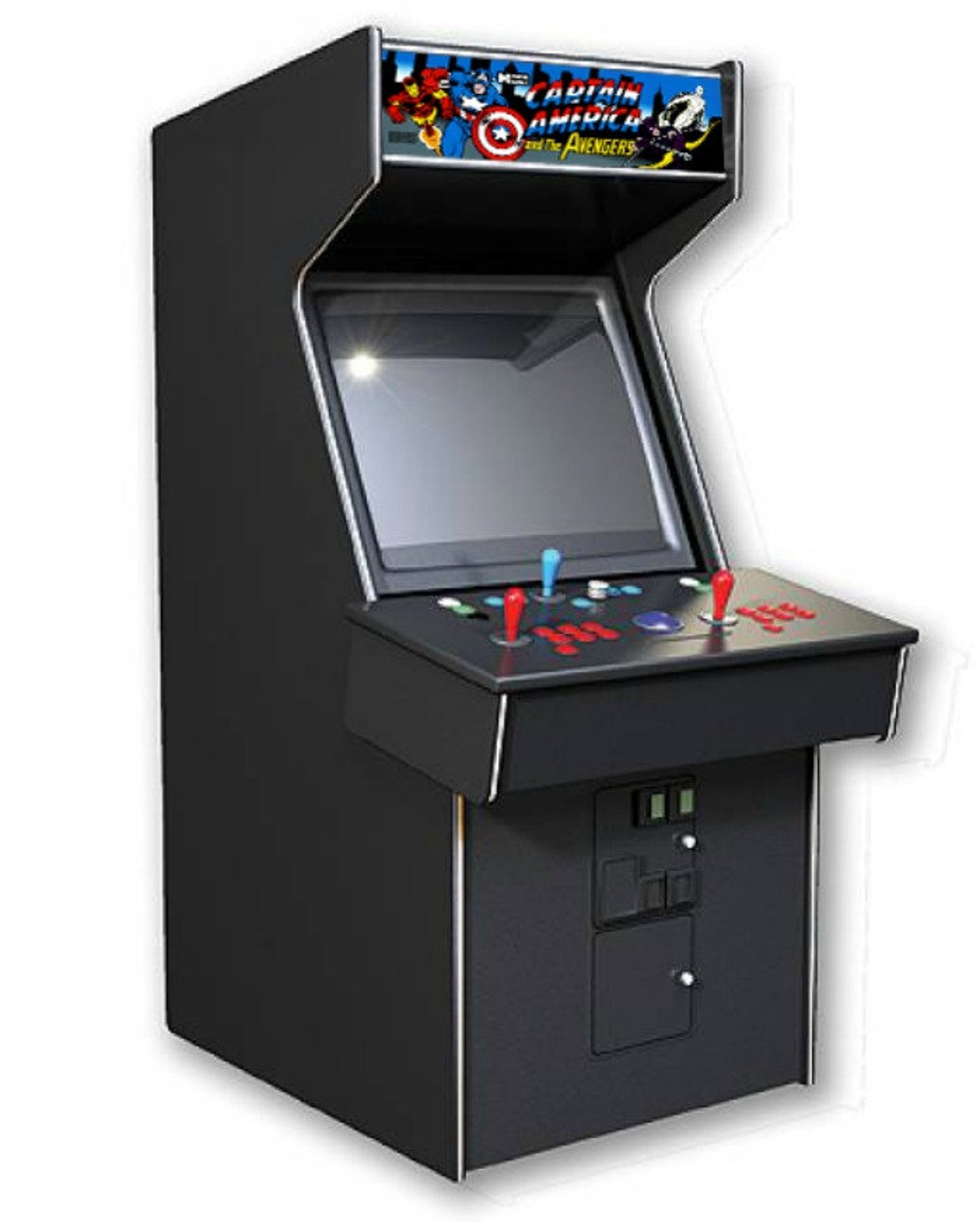 Captain America and the Avengers Arcade Marquee for Reproduction Header ...
