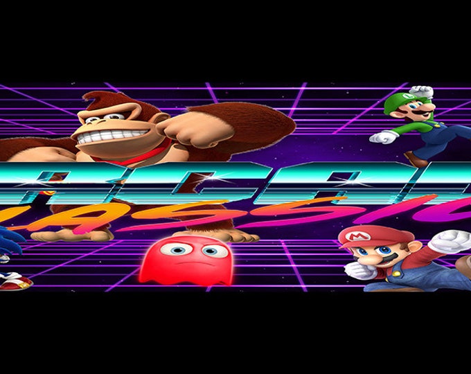 Custom Arcade Classics Multicade Marquee for Reproduction Header ...