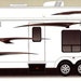 RV, Trailer Harley Hauler, Camper, Motor-home Large Decals/graphics Kit ...