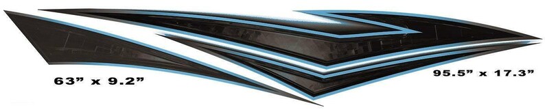 RV Trailer Camper Motorhome Large Vinyl Decals/graphics Kit - Etsy