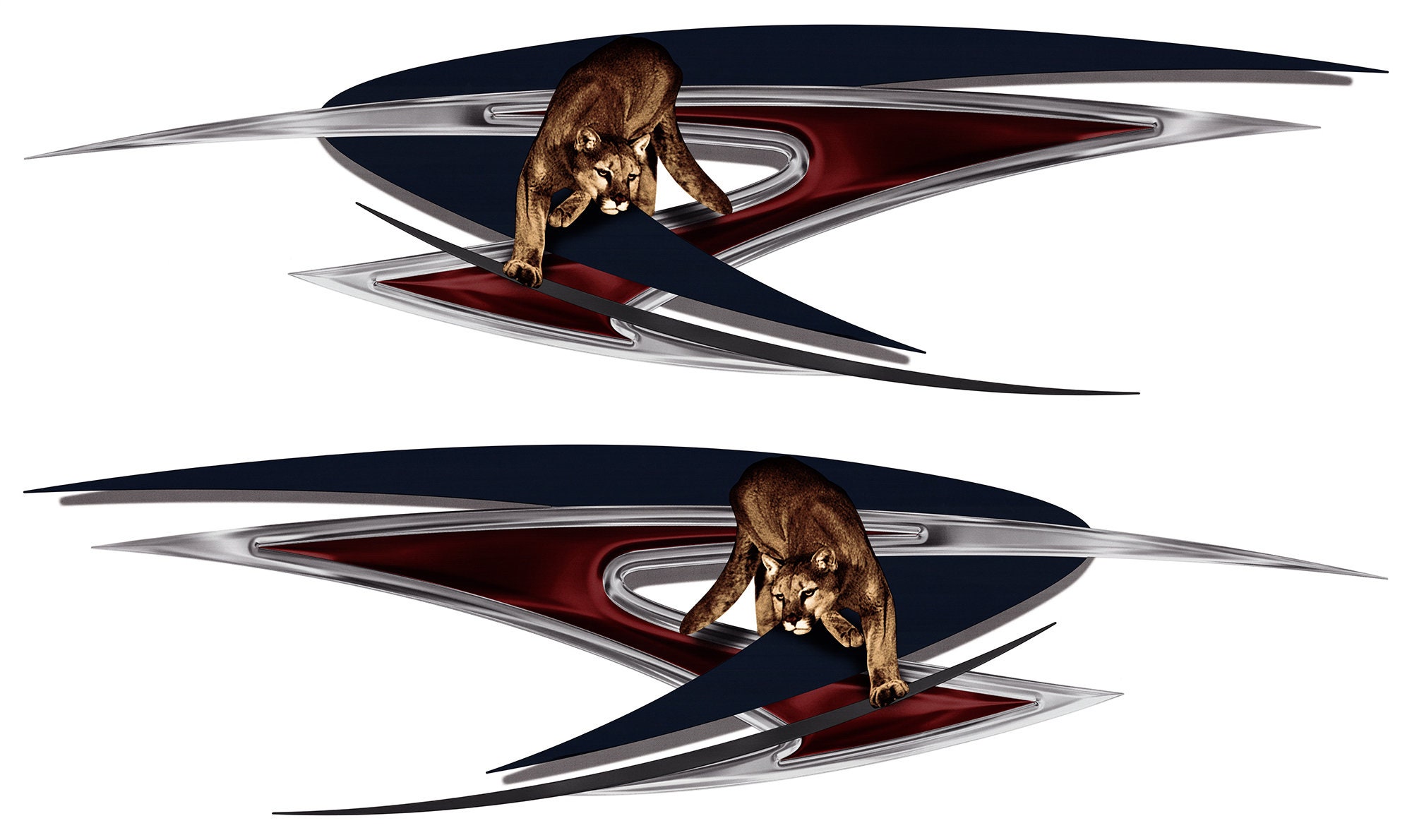 2 RV Trailer Camper Puma Graphics Decals -2235 - Etsy