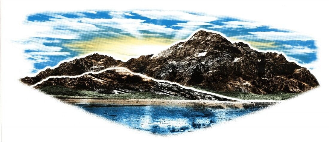 1 RV Mountain Scene Decal Graphic 714-2 | Etsy