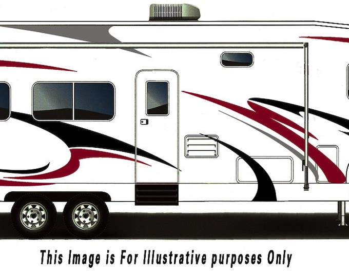RV, Trailer Hauler, Camper, Motor-home Large Decals/graphics Kits 28-k ...