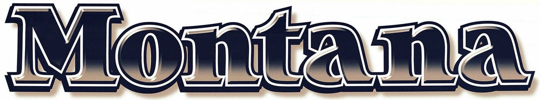 1 RV Trailer Keystone Montana Logo Decal Graphic -20 - Etsy