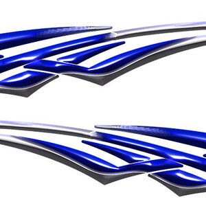 2 Car Truck Side Decals Graphics Stripes Vinyl #b1288blue - Etsy