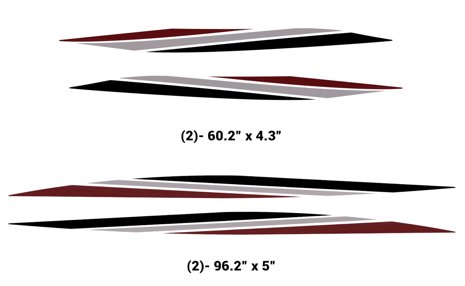 RV, Trailer, Camper, Motorhome Large Vinyl Decals/graphics Kit-k-0010 ...