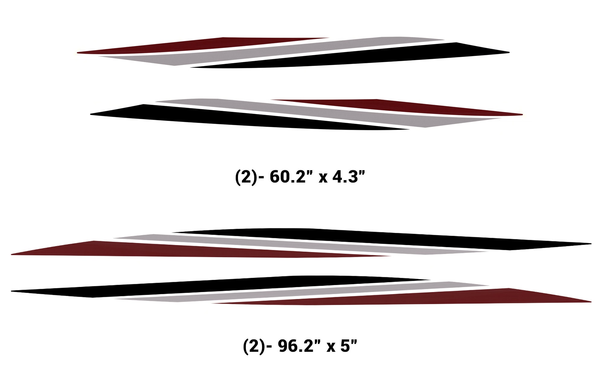 RV, Trailer, Camper, Motorhome Large Vinyl Decals/graphics Kit-k-0010 ...