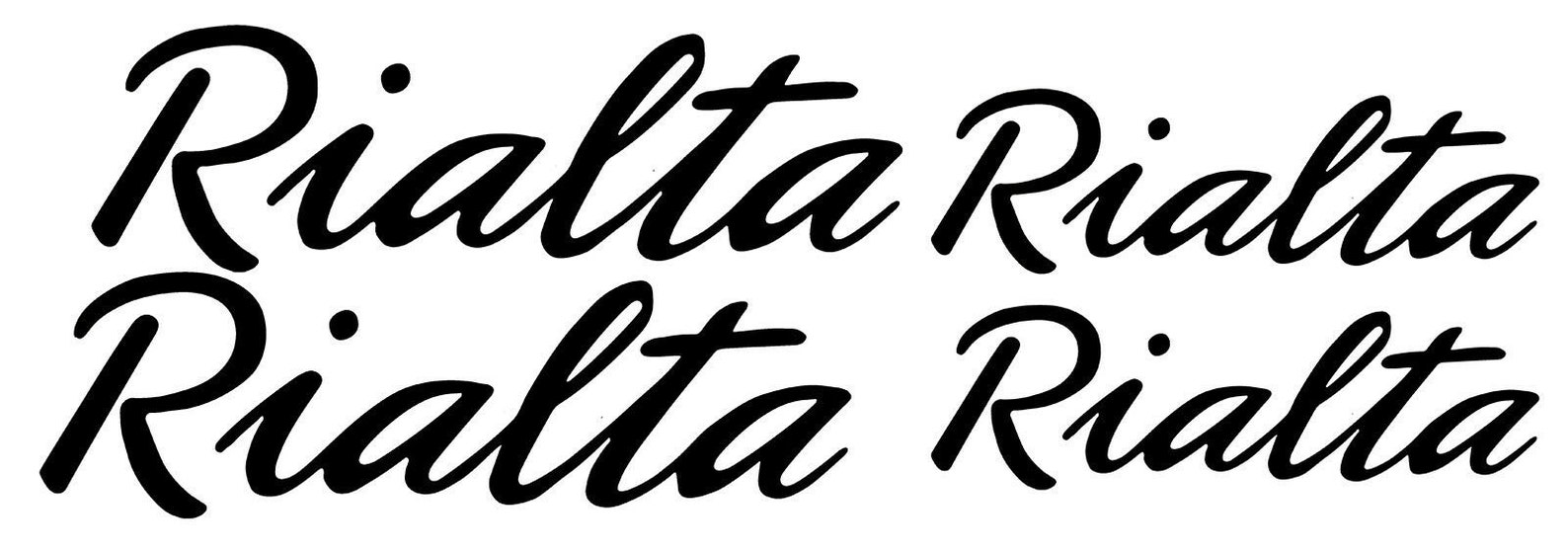 4 RV Winnebago Rialta RV Trailer Camper Decals Graphics 835-6 | Etsy